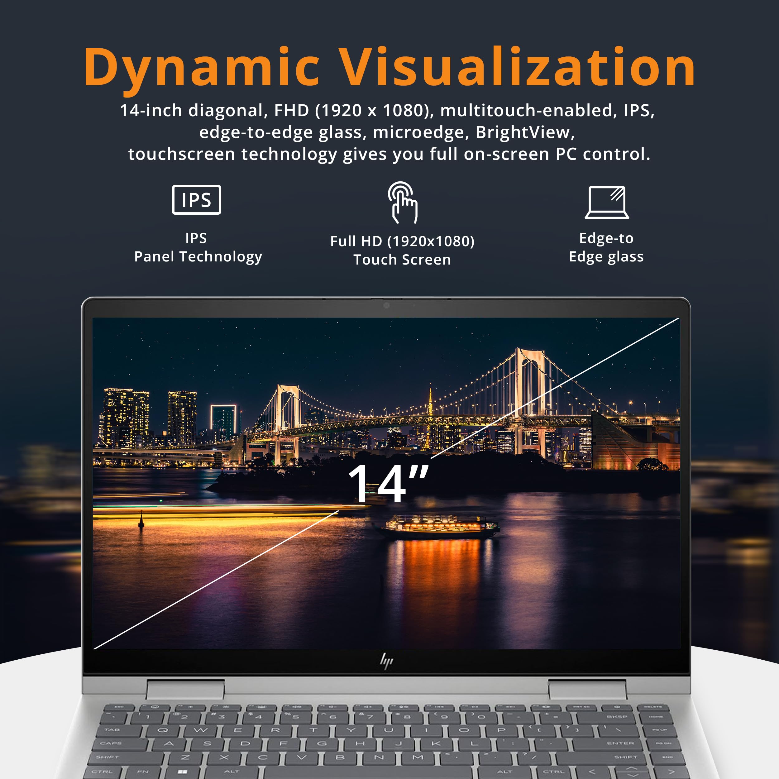 Mua Envy x360 2-in-1 14" FHD Touchscreen Laptop, Intel Core i7-1355U ...