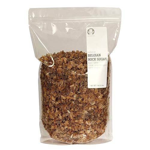 The Sugar Lab Belgian Brown Rock Sugar – 5 Pounds - All Natural Non GMO ...