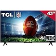 Amazon.com: TCL 43S451 43" Class 4 Series 4K UHD HDR LED Smart Roku TV ...