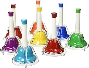 Percussion Workshop CB8 - Set de 8 campanas, multicolor: Amazon.es ...