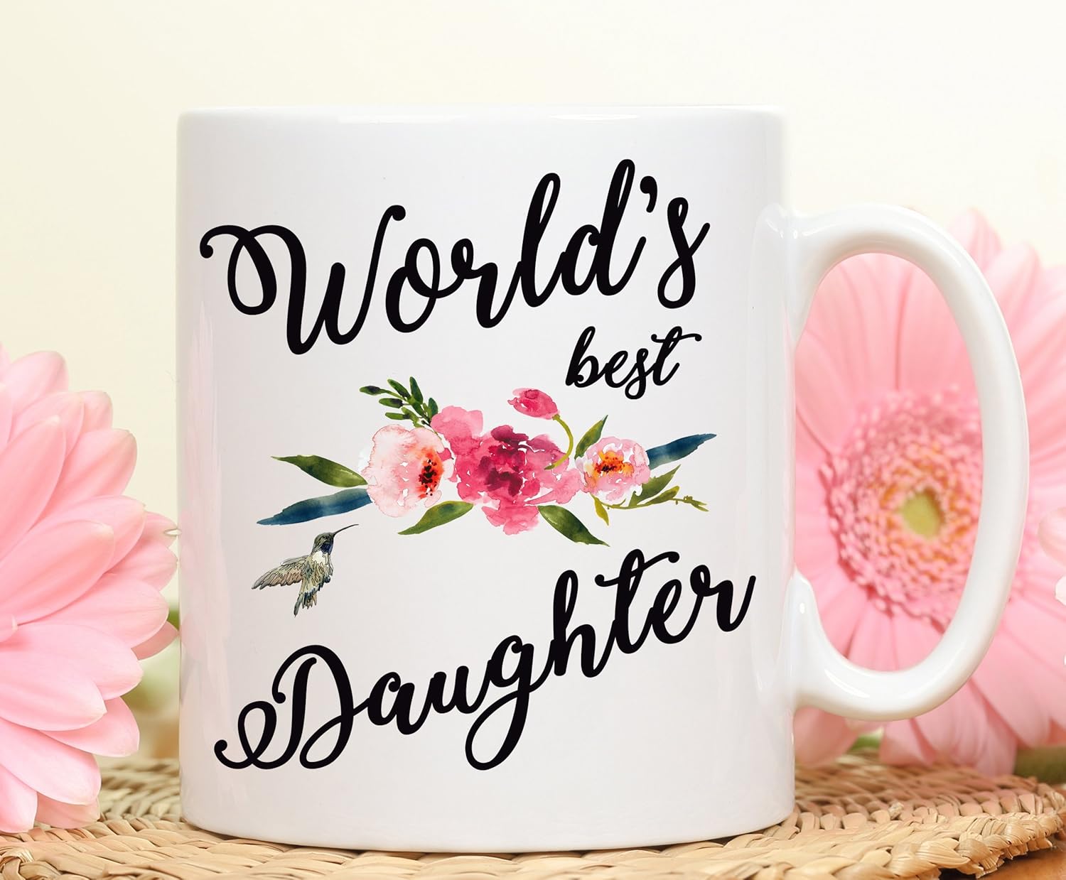 Amazon.com: World's Best Daughter, Best Daughter Mug, Daughter mug ...