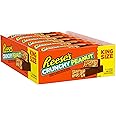 Amazon.com: REESE'S Crunchy Peanut Peanut Butter and Peanuts King Size, Candy Bars, 3.2 oz (18 ...