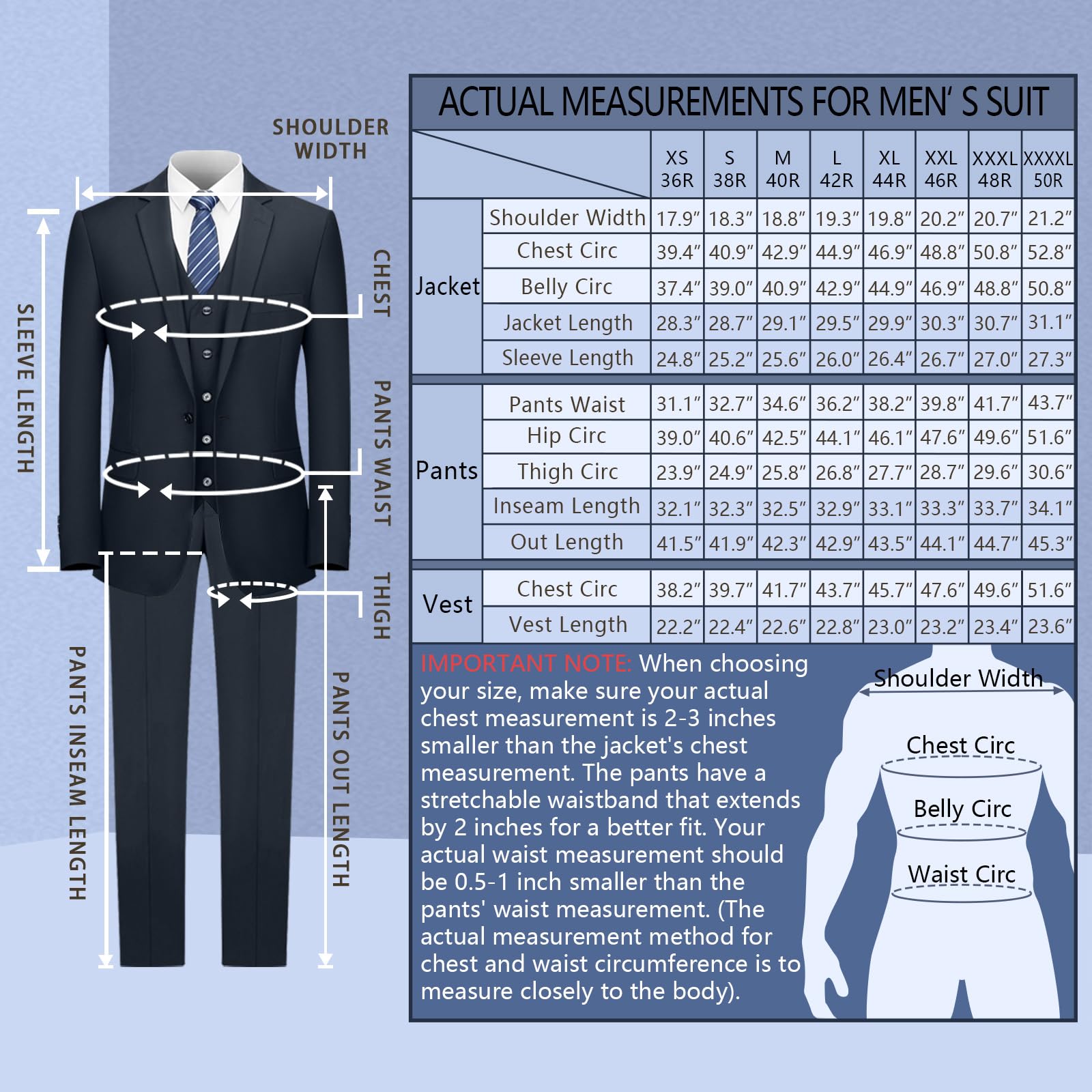 Mua Cooper & Nelson Men's Suit Slim Fit, 3 Piece Suits for Men, One ...