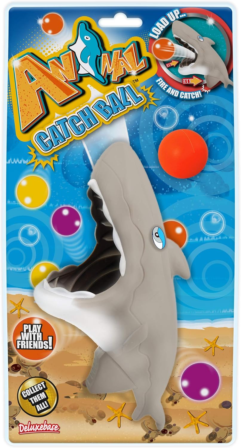 Animal Catch Ball Gun – Shark from Deluxebase. Fun Ocean Ball Popper ...
