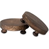 Amazon.com: Romadedi Farmhouse Wood Riser for Display- 4 pcs Rustic ...