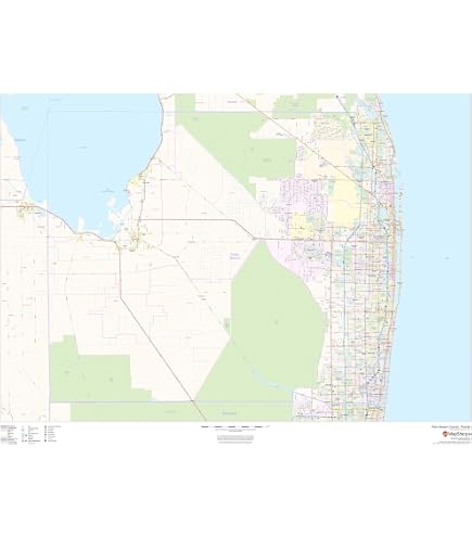 Mapa Del Condado De Miami Dade Con Calles Para Imprimir Cómo Viajar