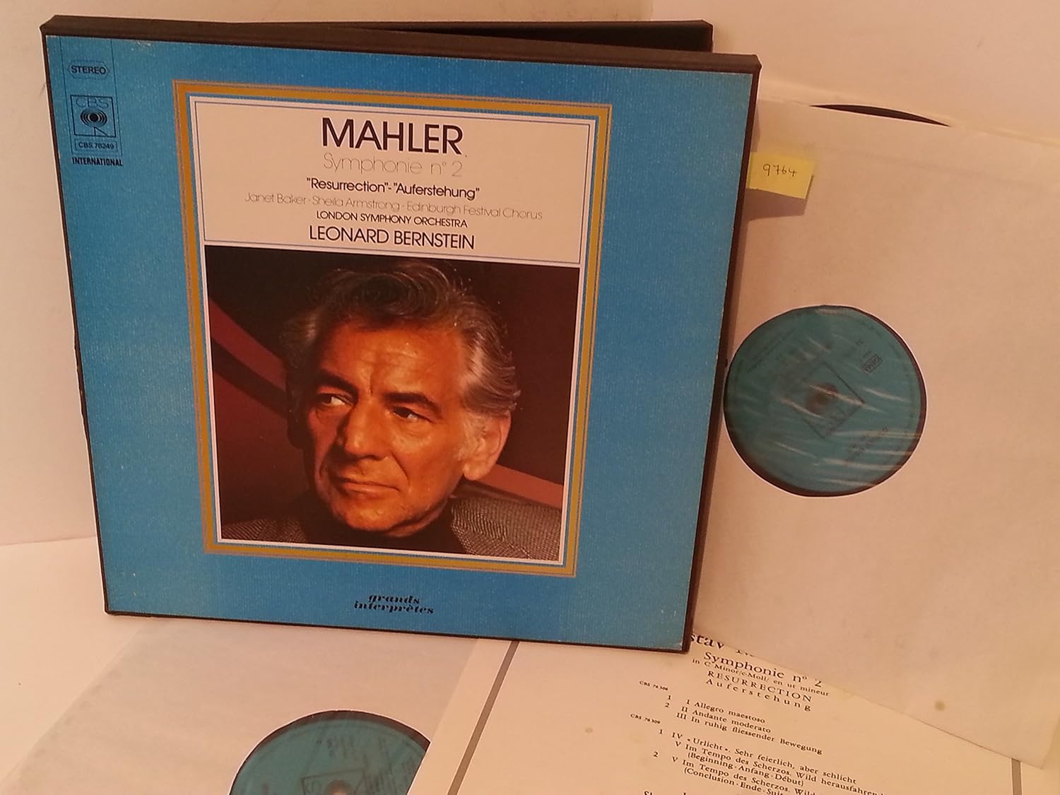 MAHLER, JANET BAKER, SHEILA ARMSTRONG, EDINBURGH FESTIVAL CHORUS, LONDON SYMPHONY ORCHESTRA ...