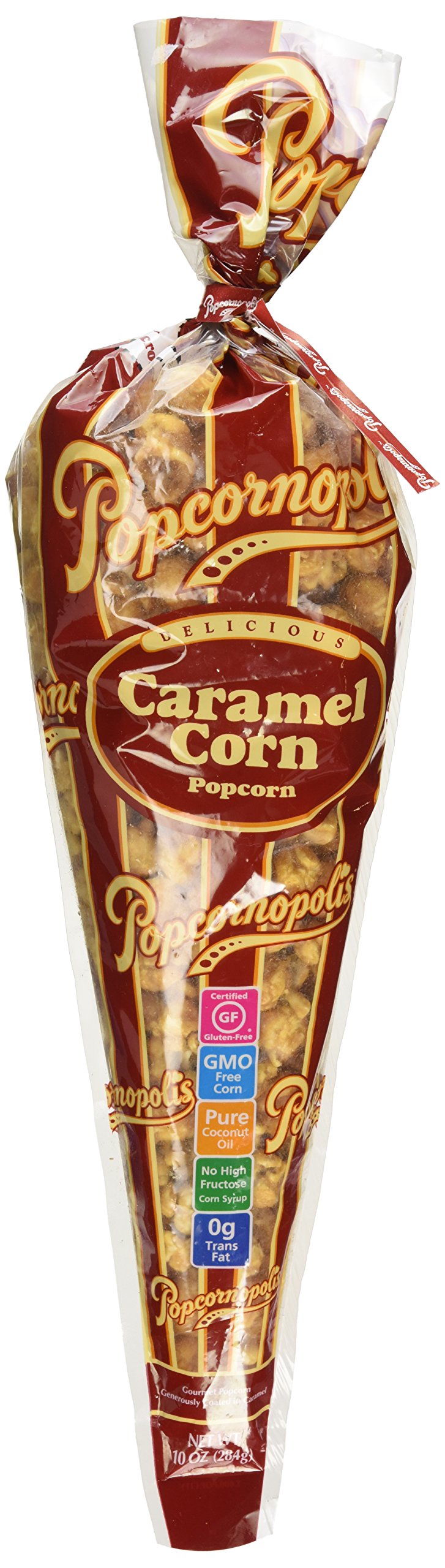 Amazon.com: Popcornopolis Gourmet Zebra Chocolate Popcorn, 11-Ounce ...
