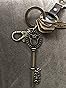 Amazon.com: Disney Gold Master Key with Gem Beads Pewter Key Ring ...