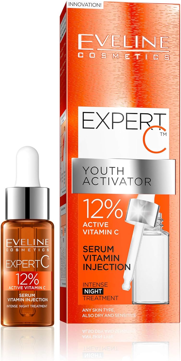 Eveline Cosmetics Expert C Youth Activator Face and Cleavage Serum | 18 ...