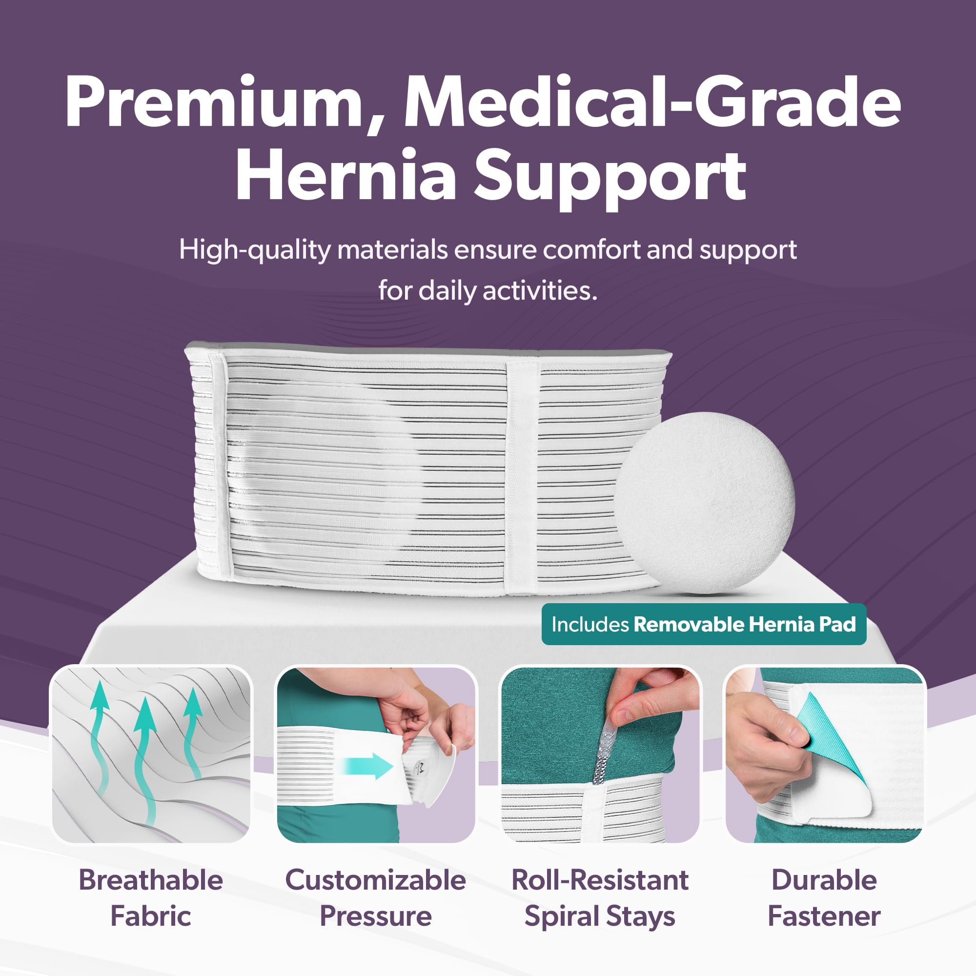 Mua BraceAbility Umbilical Hernia Belt - Abdominal Binder Truss with ...