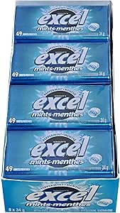 Excel Mints Peppermint, 34gm Tin, 8 Count: Amazon.ca: Grocery