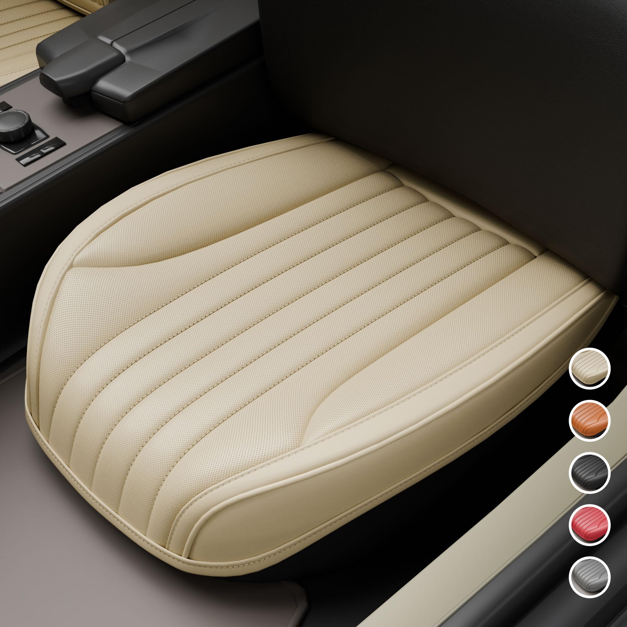 FEELON 2 Pieces LB Car Seat Covers Front Bottom Seat Cushion Covers ...
