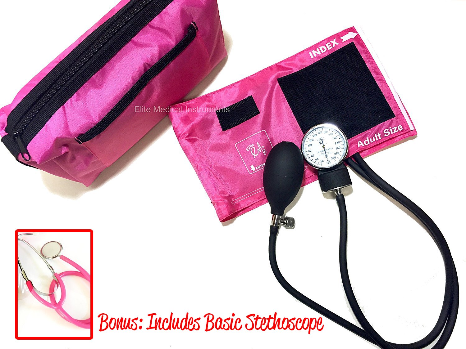 Amazon.com: EMI BLACK # 300 Deluxe Aneroid Sphygmomanometer Blood ...