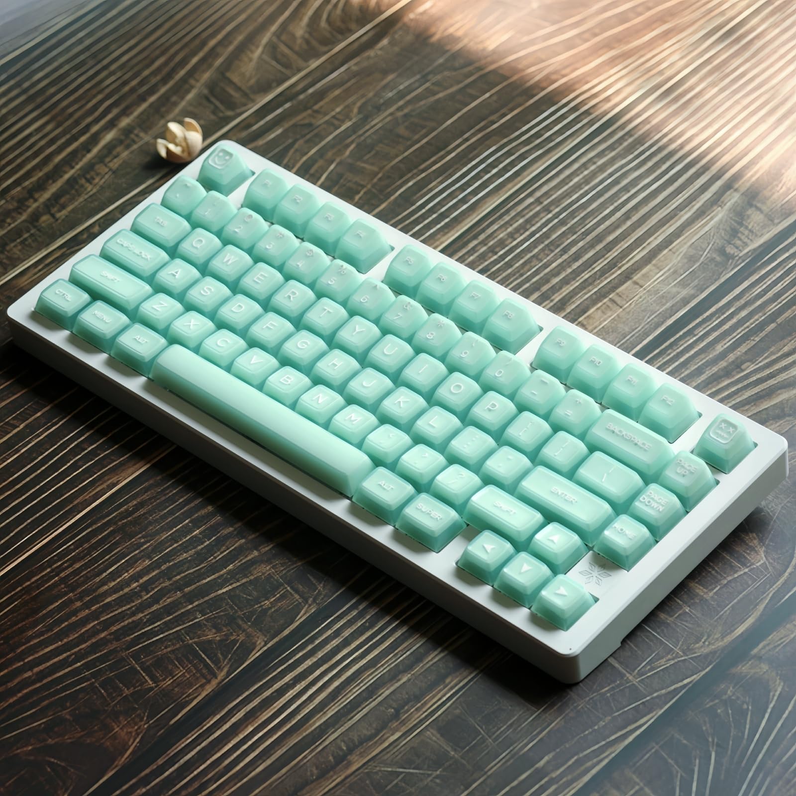 Mua Keycap Set- Jade 142 Keys RSA Profile Shine Through Keycaps PBT ...