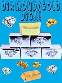 Diamond & Gold DIG IT Digging for Diamonds and Gold! Surprise Boxes ...