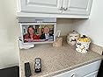 Amazon.com: KUVASION 15.6 Inches 1080p Flip Down Kitchen TV, Under ...