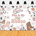 Amazon.com : Fitumiw This is My First Rodeo Backdrop Western Cowgirl ...