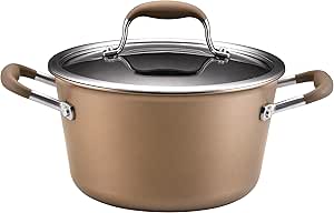 Anolon Advanced Bronze Covered Wide Stockpot, 7-1/2-Quart : Amazon.ca: Home