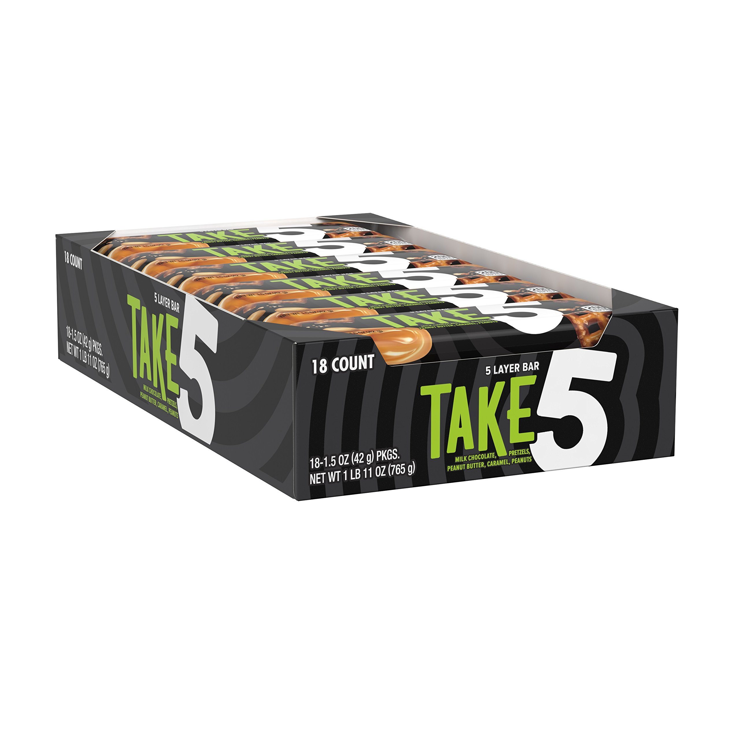 Amazon.com : Take5 Candy Bar, 1.5-Ounce (Pack of 48) : Chocolate Bars ...