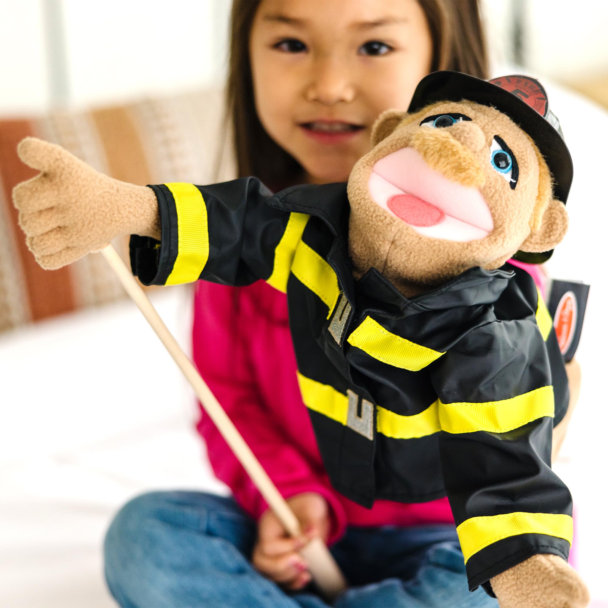 Mua Melissa & Doug Rescue Puppet Set - Police Officer and Firefighter ...