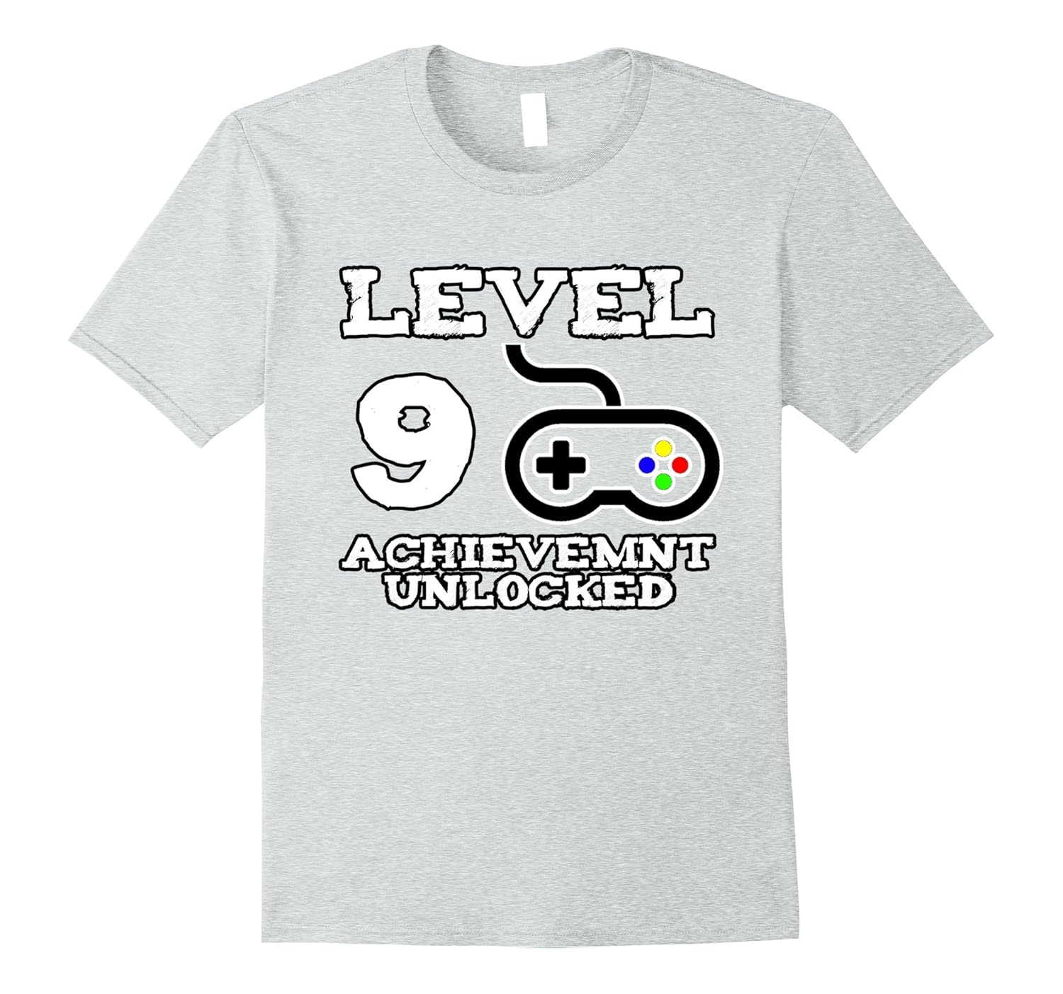 Level 9 Achievement Unlocked Birthday T-Shirt-T-Shirt – Managatee