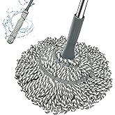 Amazon.com: Self Wringing Twist Mop, Wet Mop for Floor Cleaning with 57 ...