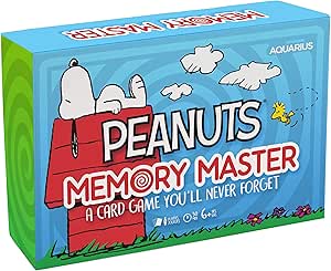 Amazon.com: AQUARIUS - Peanuts Memory Master Card Game : Toys & Games