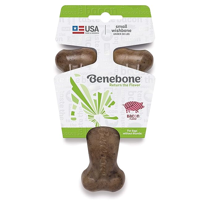Benebone Chew Toy, Bacon, Mini: Amazon.co.uk: Pet Supplies
