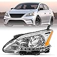 Amazon.com: SOCKIR Headlight Assembly Fit for 2013-2015 Nissan Sentra ...