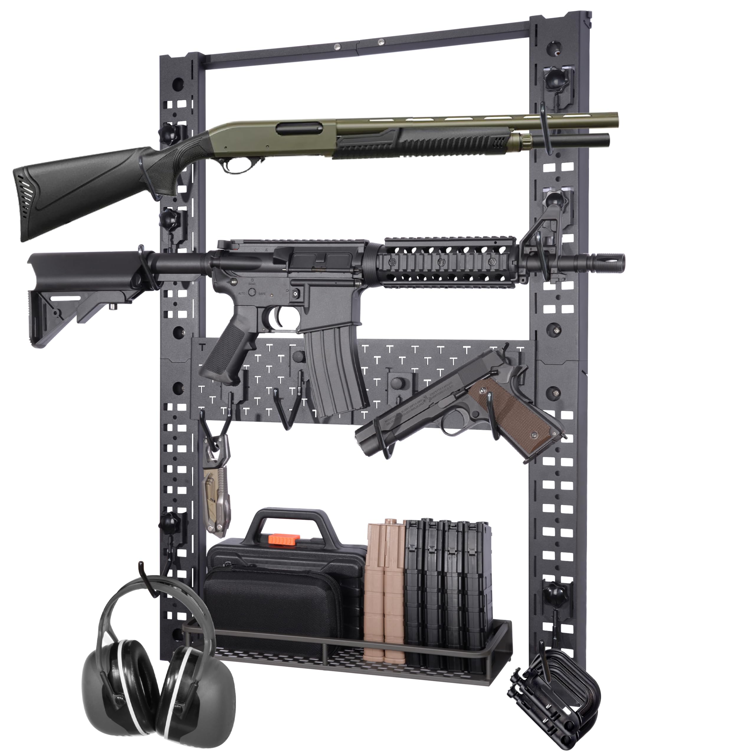 Adoreal Modularity Gun Wall Mount, Hold Up 120LBS Gun Rack for Wall ...