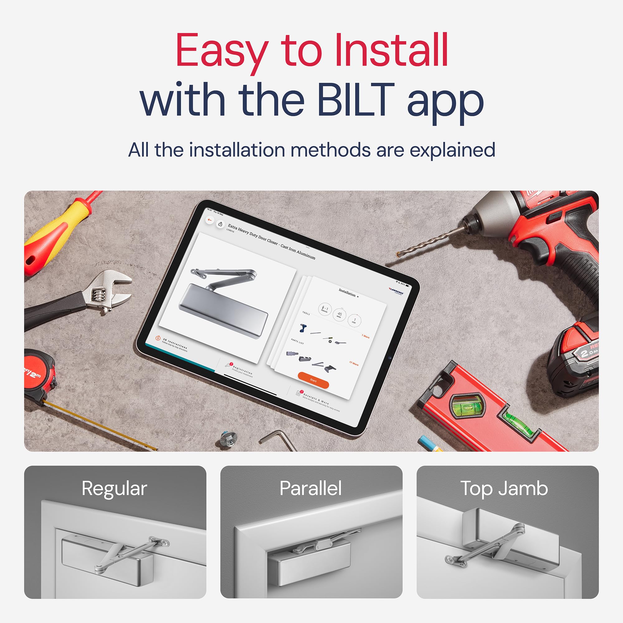 Mua Lawrence Extra Heavy Duty Door Closer Commercial Grade 1 ...