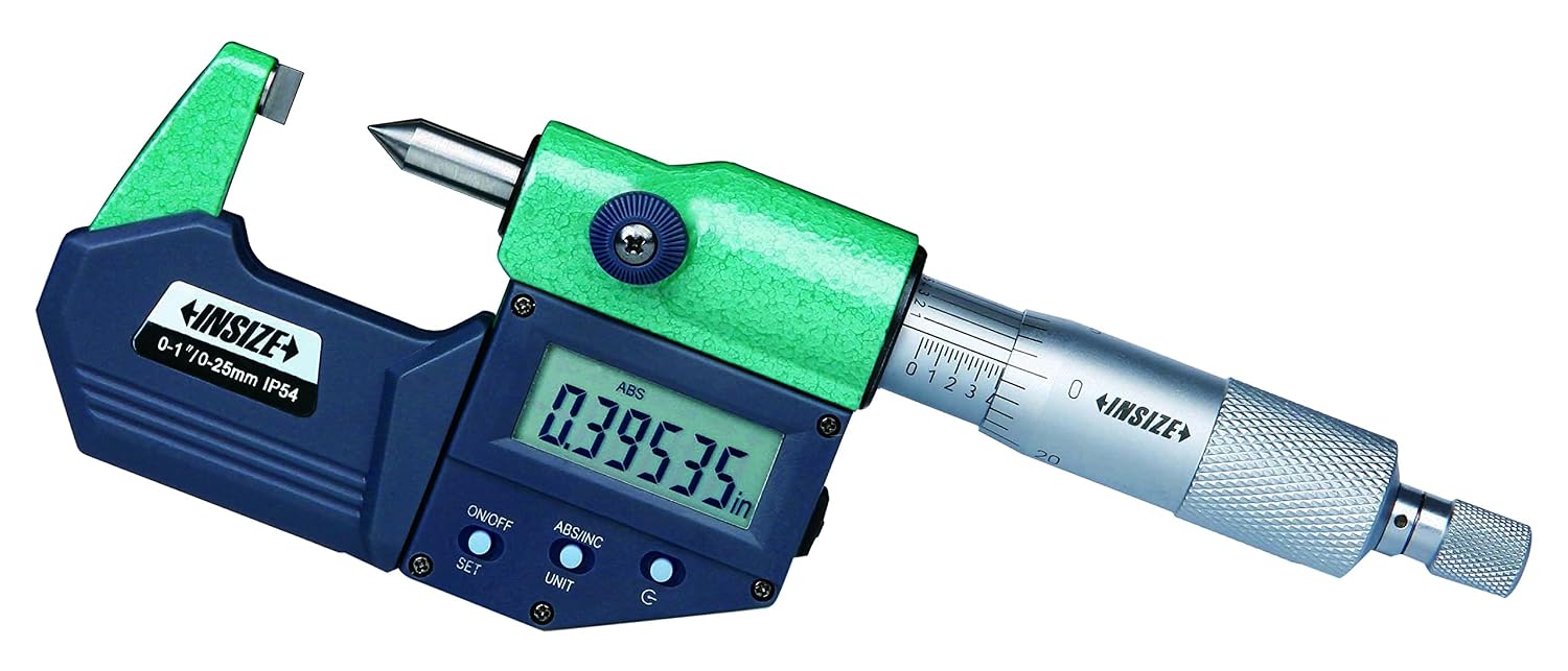 INSIZE 3566-25BE Electronic Crimp Height Micrometer 0-1/0 mm-25 mm ...