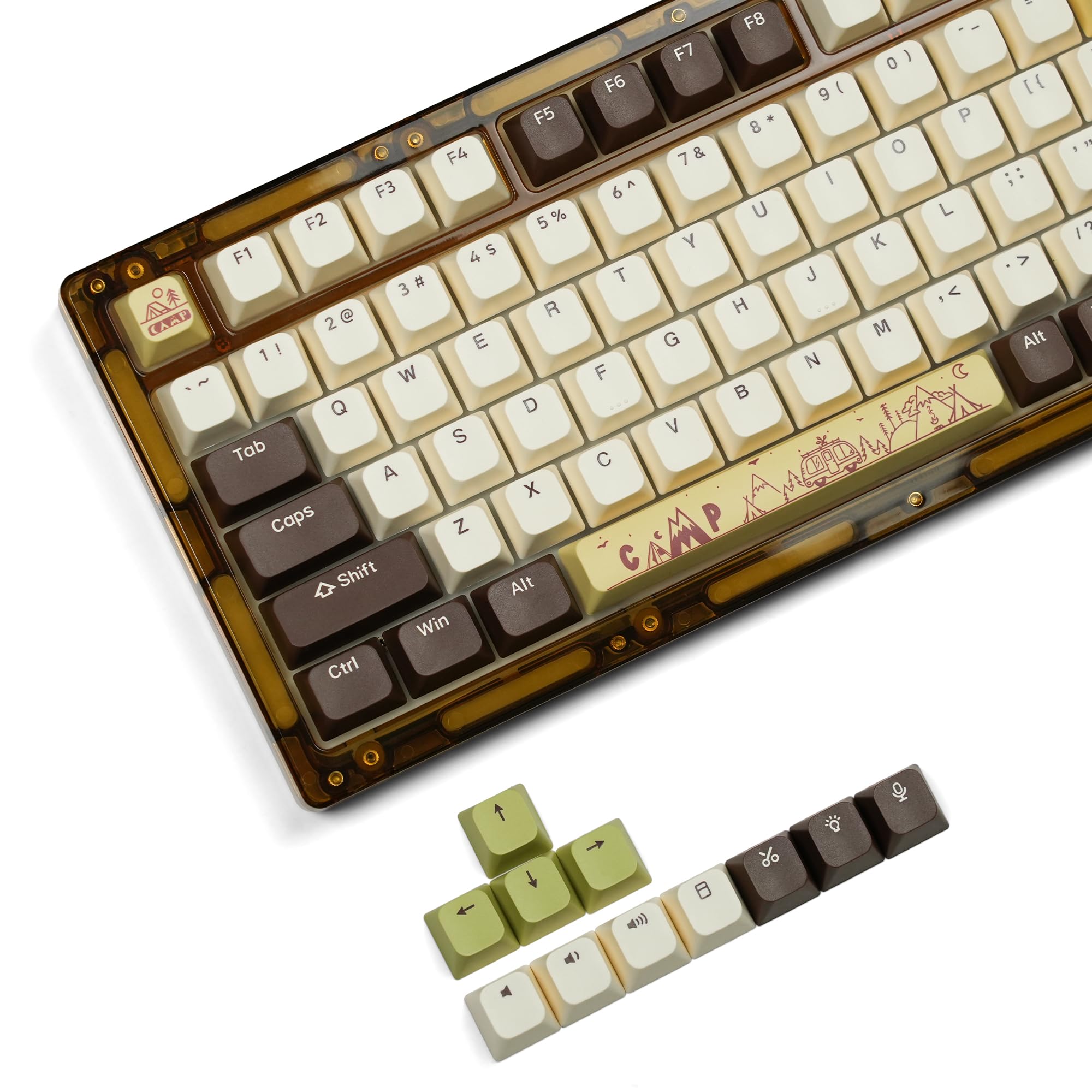 Mua Womier Double Shot PBT Keycaps, Gray/Dark Blue, Dye-sub, ISA ...