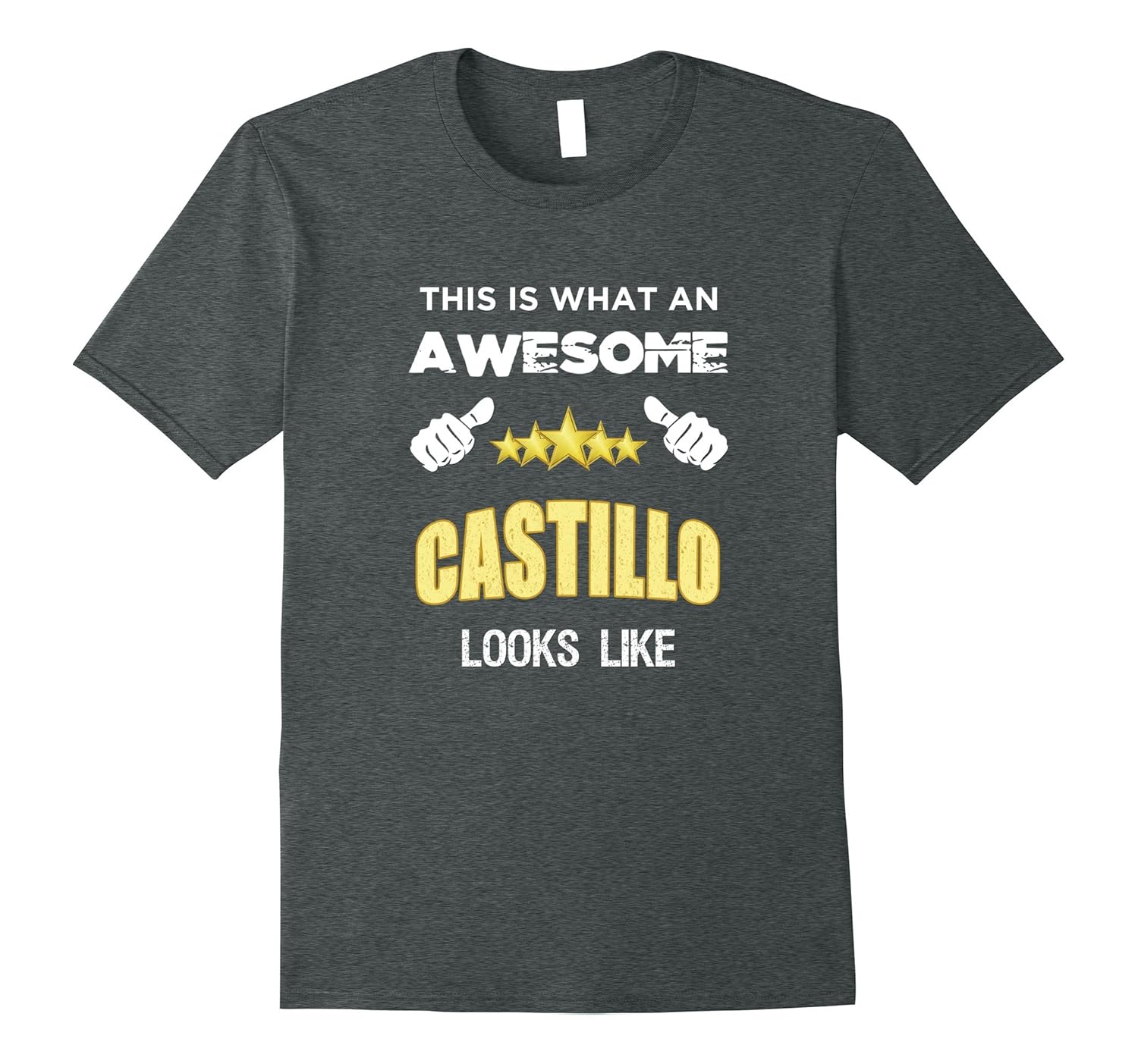 Awesome Castillo: Funny Personalized Last Name T-Shirt-4LVS – 4loveshirt