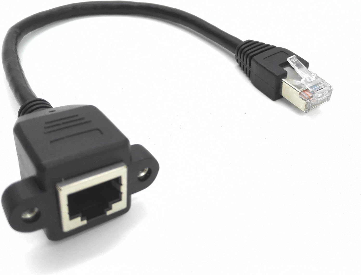 zdyCGTime 10inch Cat6e RJ45 M/F Shielded Ethernet Network Screw Panel ...