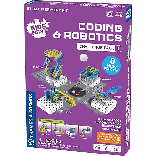 Thames & Kosmos Kids First Coding & Robotics: Challenge Pack 1 Science ...