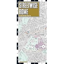 R Tronics Rome Ny Map Streetwise Rome Map: Laminated City Center