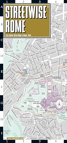 Streetwise Rome Map: Laminated City Center Street Map of Rome, Italy ...