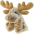 Amazon.com: DolliBu Plush Moose Stuffed Animal - Soft Plush Huggable ...