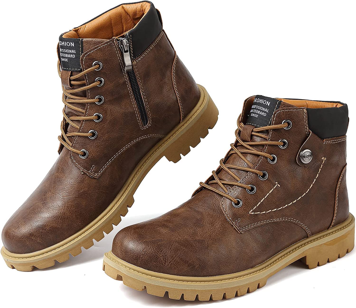 Mua Maxome Men's Boots, Side Zipper, High Cut Boots, For Autumn and ...