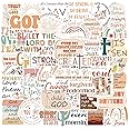 Amazon.com: Boho Bible Verse Christian Stickers - Thrist 50PCS ...