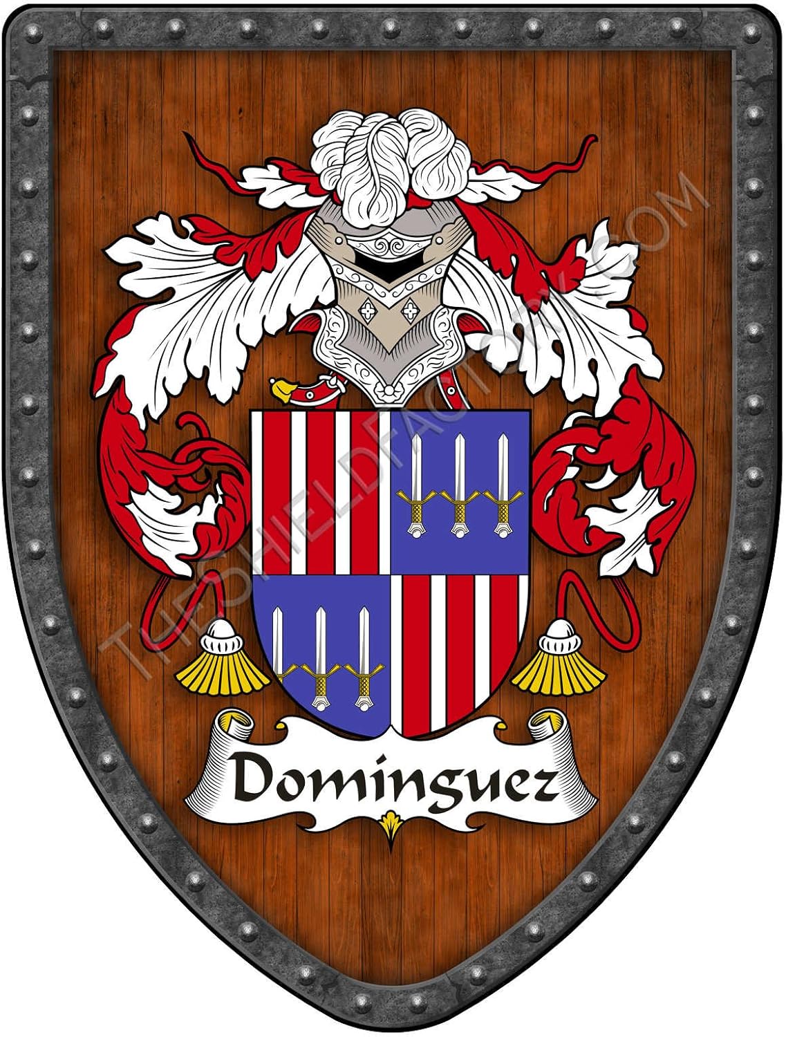 Amazon.com: Dominguez Family Crest Custom Coat of Arms, Family Ancestry ...