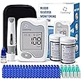 Amazon.com: CareLiving Blood Glucose Monitor Kit, 100 Test Strips, 100 ...