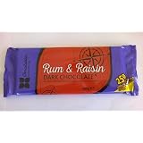 Cadbury Bournville Rum and Raisin Dark Chocolate Bar 180 g (Pack of 6 ...