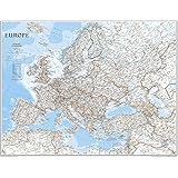 National Geographic: Europe Classic Wall Map - Laminated (30.5 x 23.75 ...