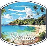Amazon.com - Roatan Honduras Design B Souvenir Vinyl Decal Sticker 2-Inch