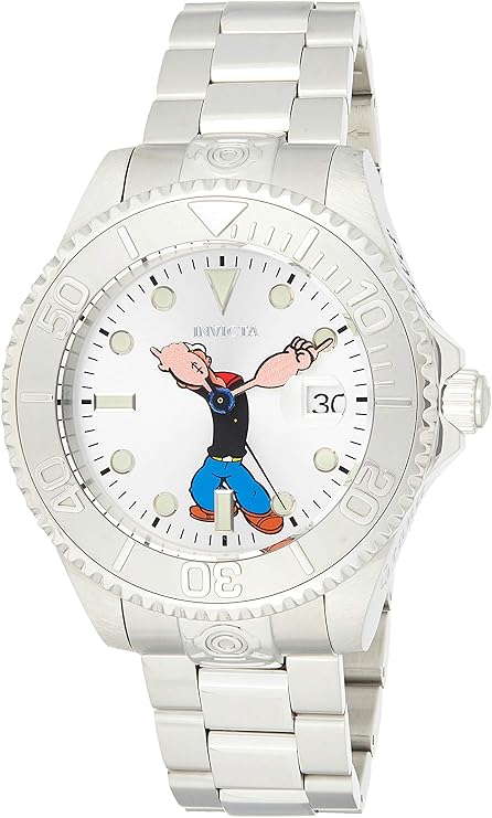 Invicta 24469 Character - Popeye Men's Wrist Watch Stainless Steel ...