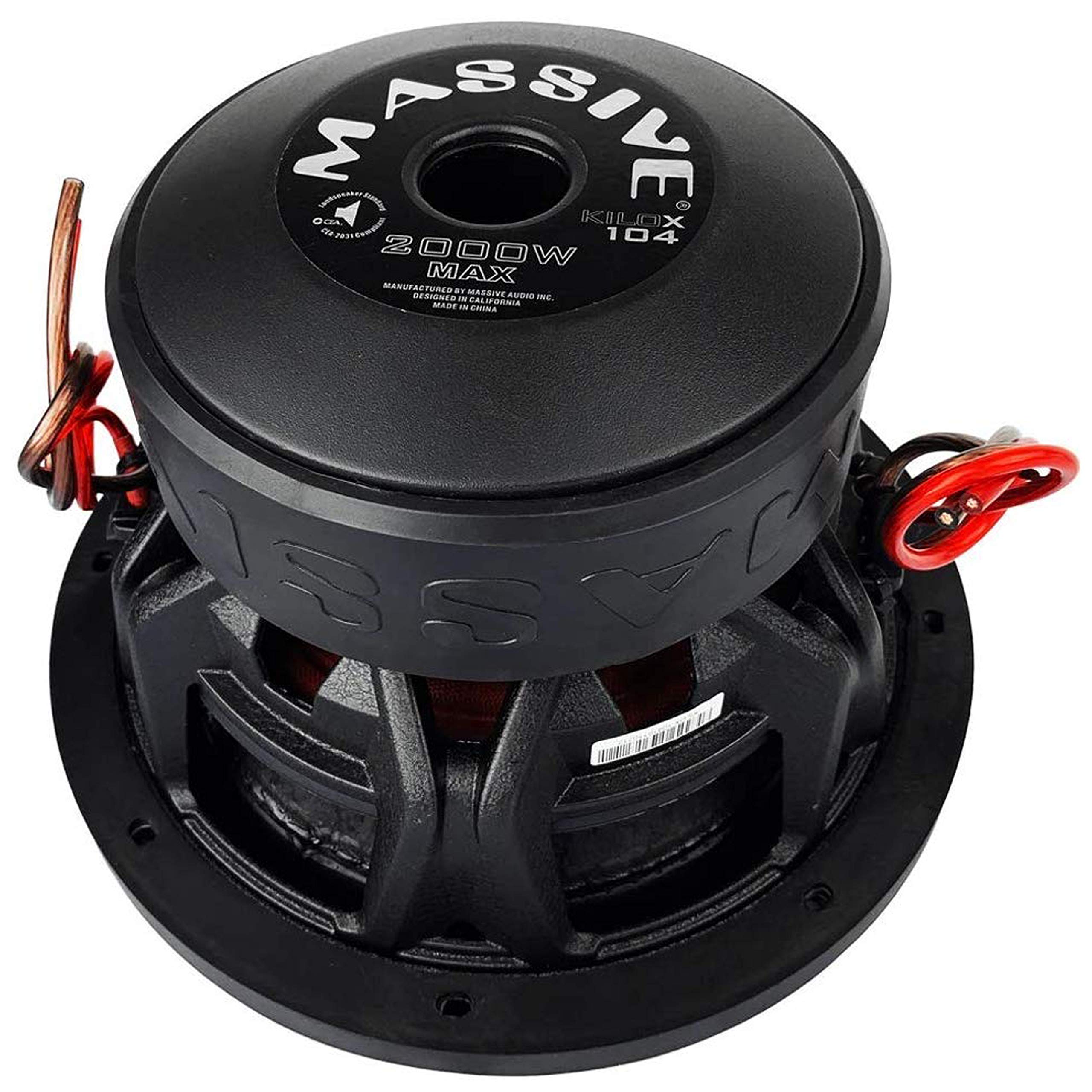 Mua Massive Audio KILOX104-10 Inch Car Audio Subwoofer, High ...