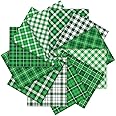 Amazon.com: Whaline 12Pcs St. Patrick's Day Cotton Fabric Bundles 18 x ...